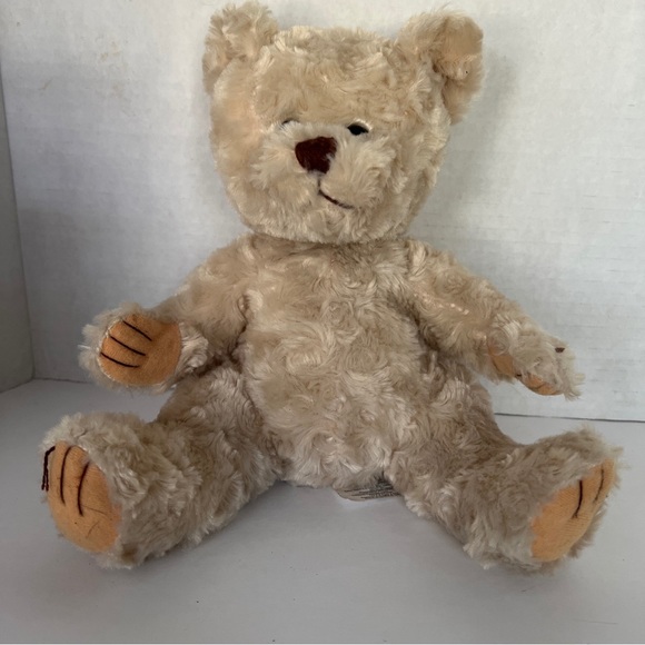 Toys | Vintage Beige 9 Sitting Teddy Bear Stuffed Animal Plush ...